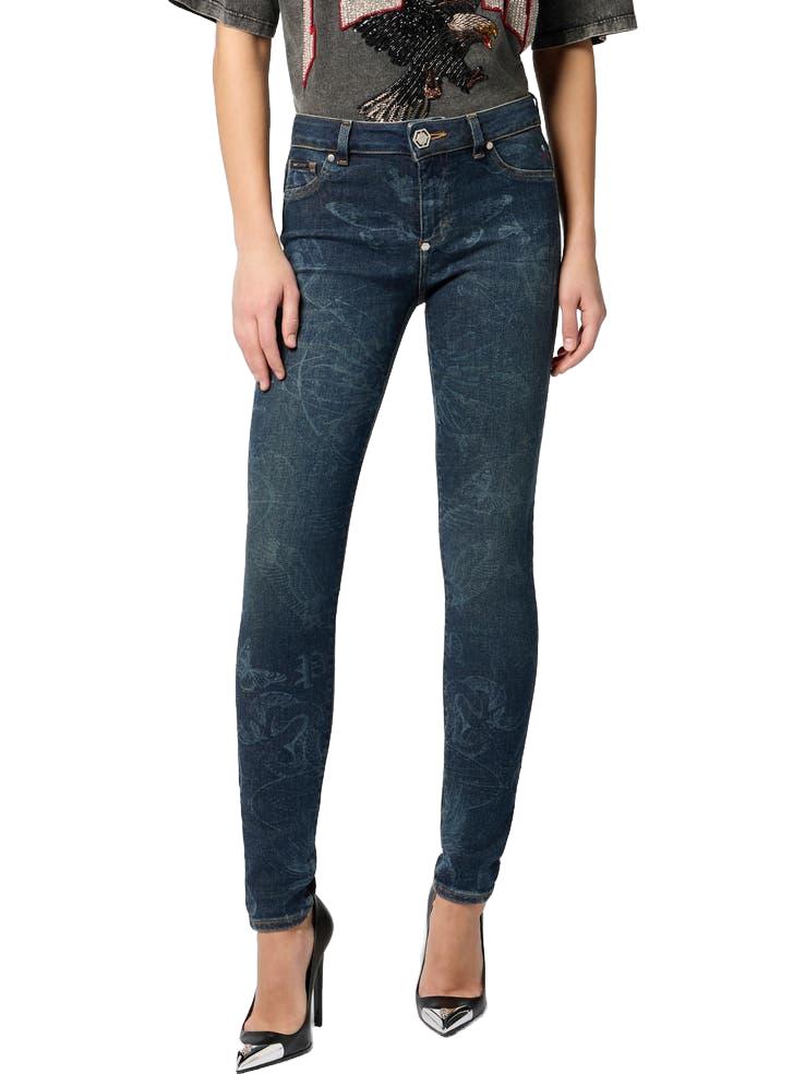 PHILIPP PLEIN PHILIPP PLEIN Butterfly Tattoo Jeggings